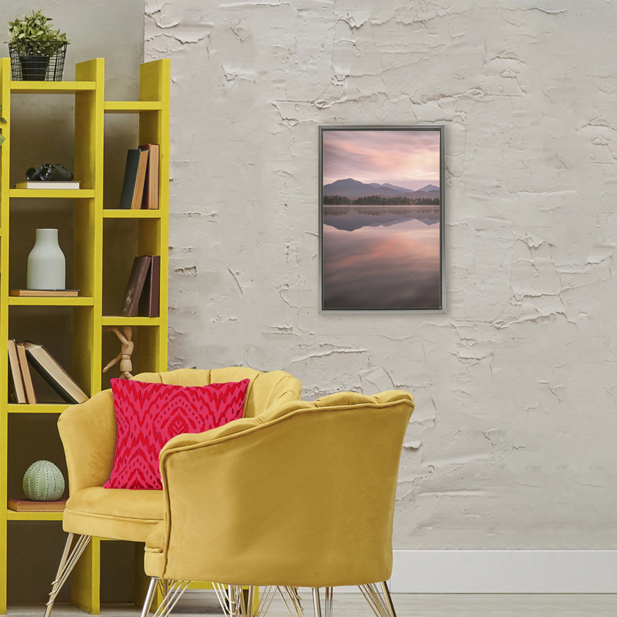 Red Barrel Studio® Dawn Reflection In Glory Floating Frame, design by ...