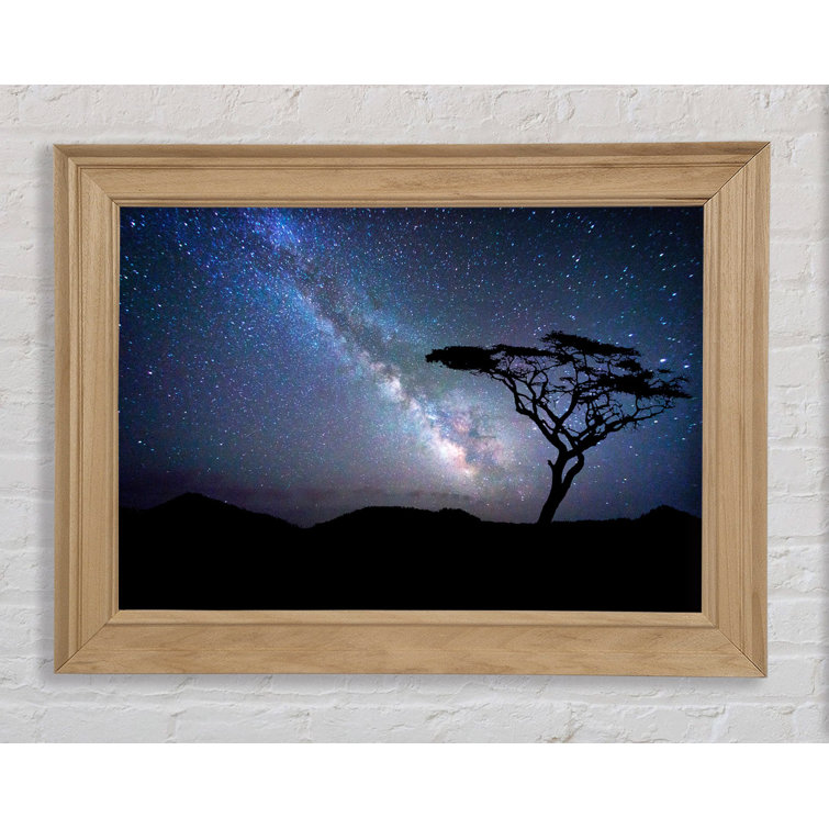 Bright Star Stunning Star Night Sky - Single Picture Frame Art Prints ...