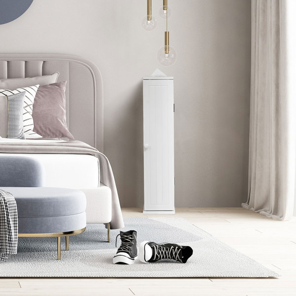 Red Barrel Studio® Rumanah Freestanding Linen Cabinet & Reviews | Wayfair