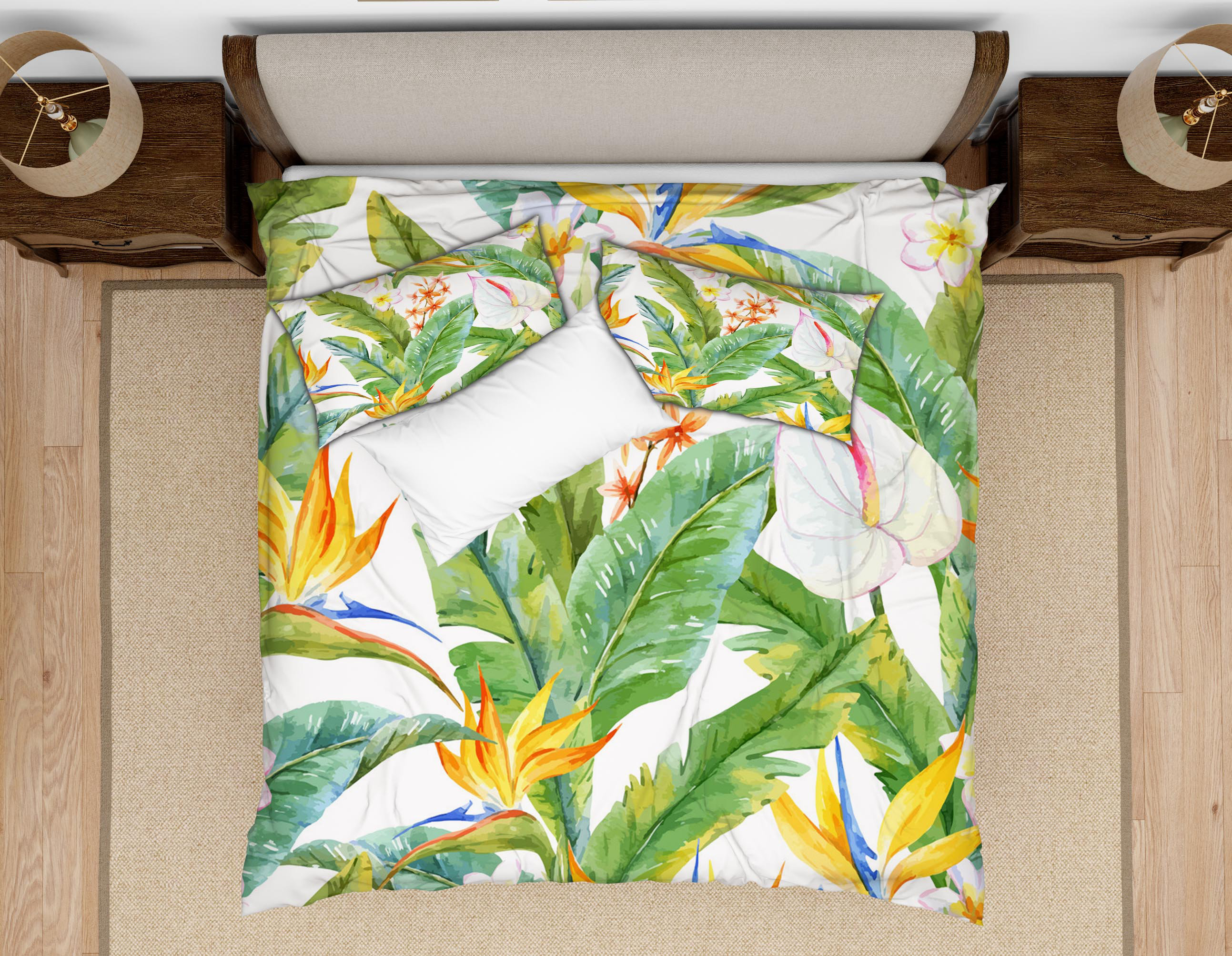 HeartBeat Studios Tropical Comforter Set | Wayfair