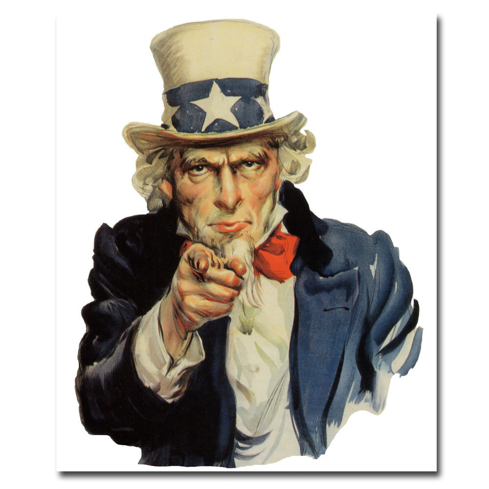 Trademark Fine Art 'Uncle Sam' Vintage Advertisement on Canvas | Wayfair