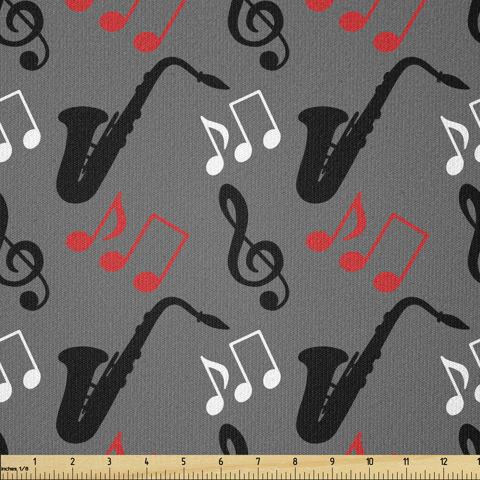East Urban Home Dexie Music Notes Treble Clef Saxophone Multi-Purpose ...