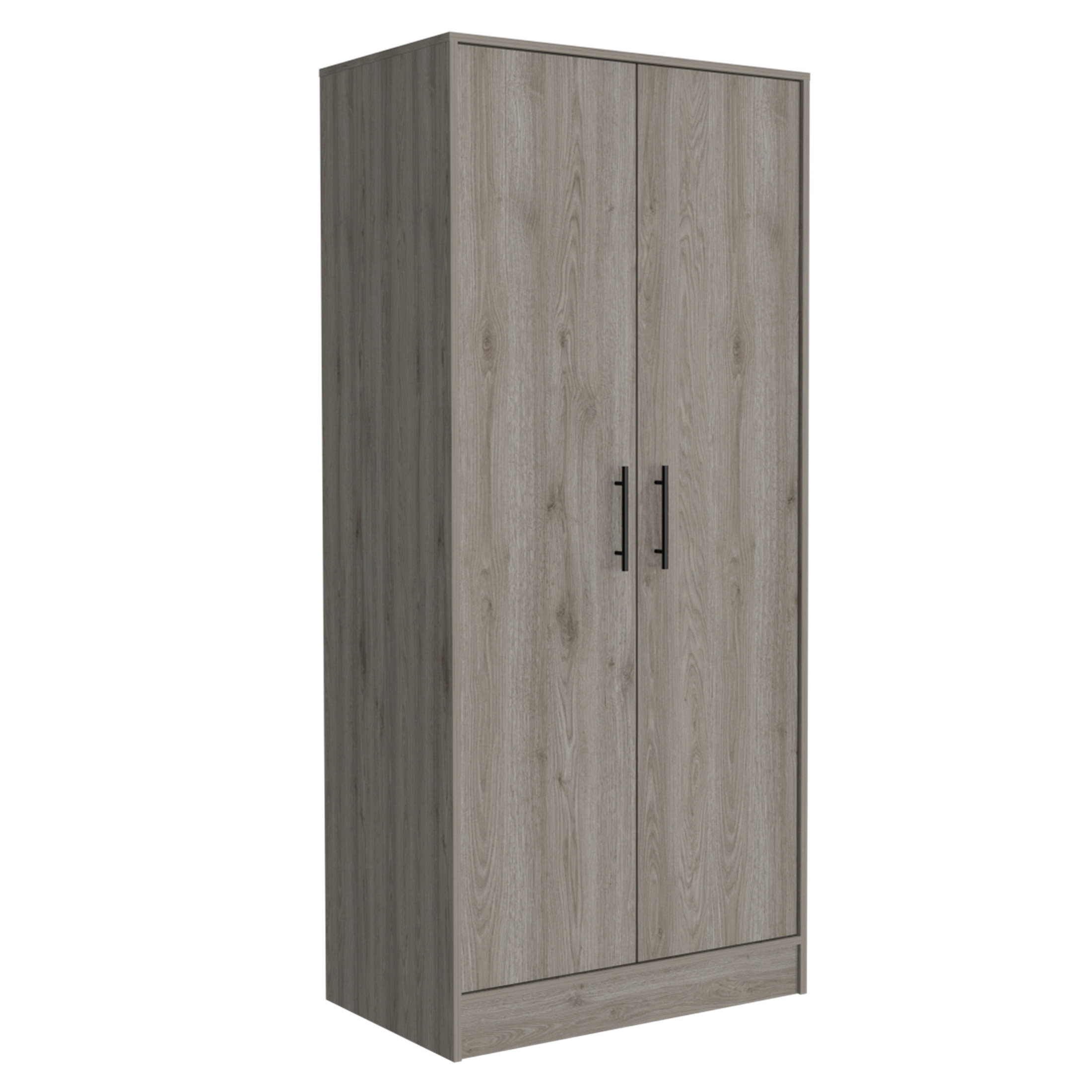 George Oliver Ambery 180 Armoire, Two Shelves, Double Door, Metal Rod ...