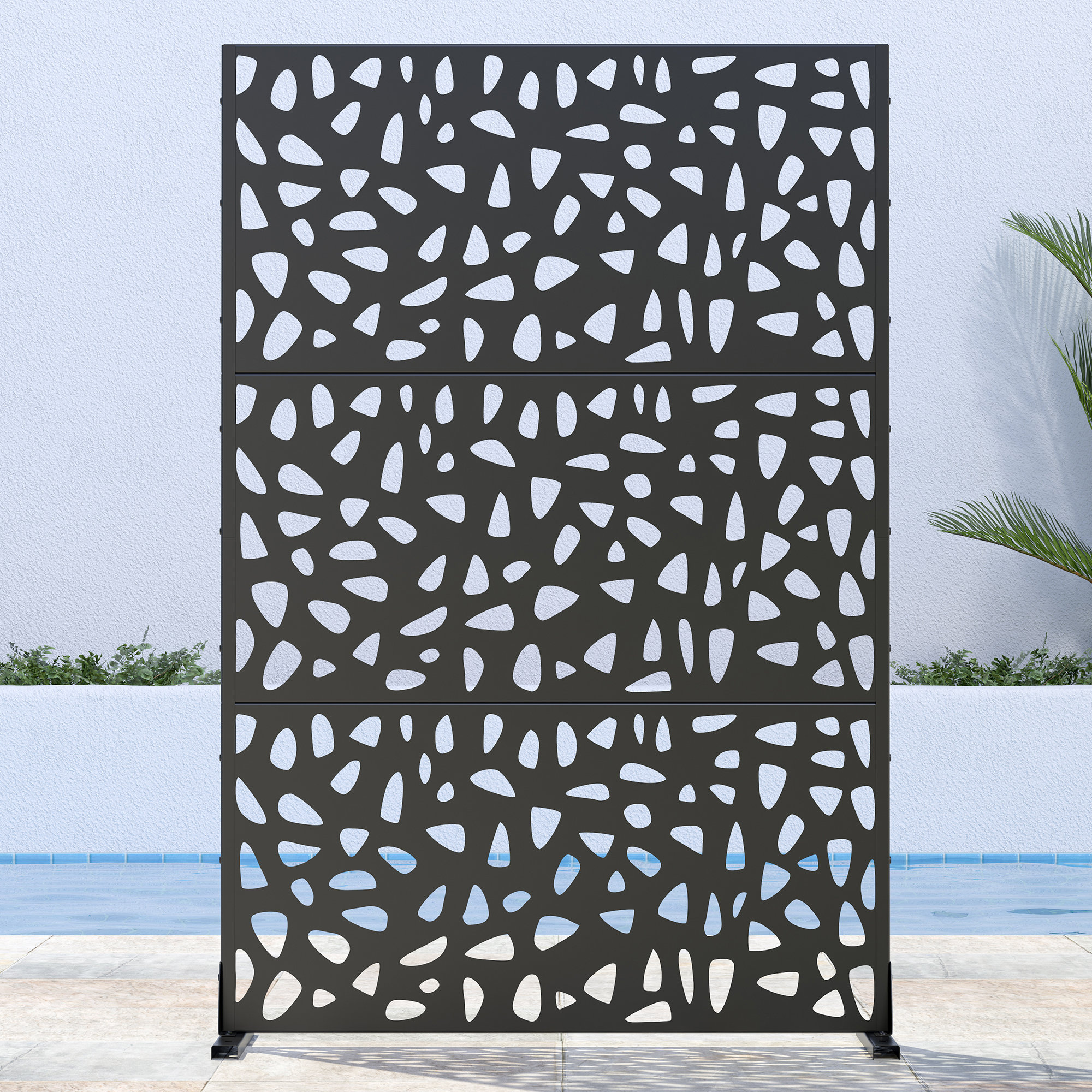 Fency Outdoor Privacy Metal Screen | Wayfair