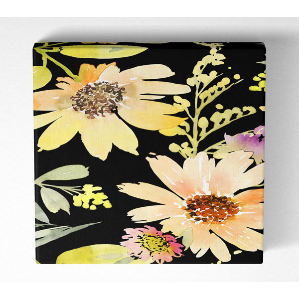 ClassicLiving Large Golden Petals - Print | Wayfair.co.uk