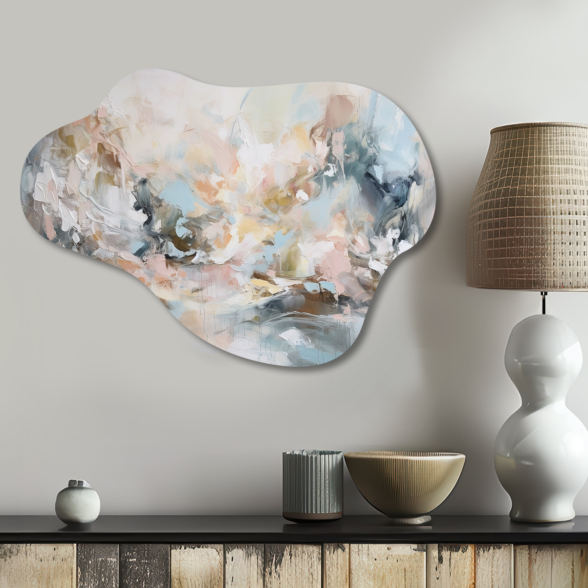 Brayden Studio® Delicate Brushstrokes Abstract Painting IV - Abstract ...