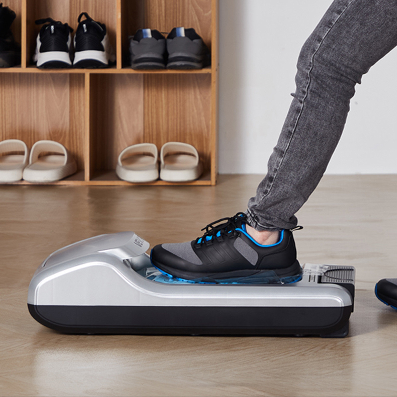 Ebern Designs Shoe Cover Machine Disposable Automatic Shoe Cover ...