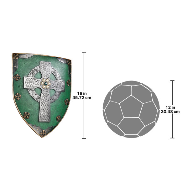 Design Toscano Celtic Warriors Shield Wall Sculpture & Reviews | Wayfair