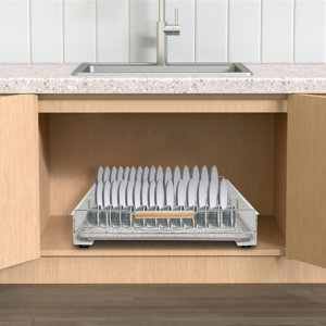 Rebrilliant Pull Out Drawer Kitchen Cabinet Organizer Bottom-Mounted ...