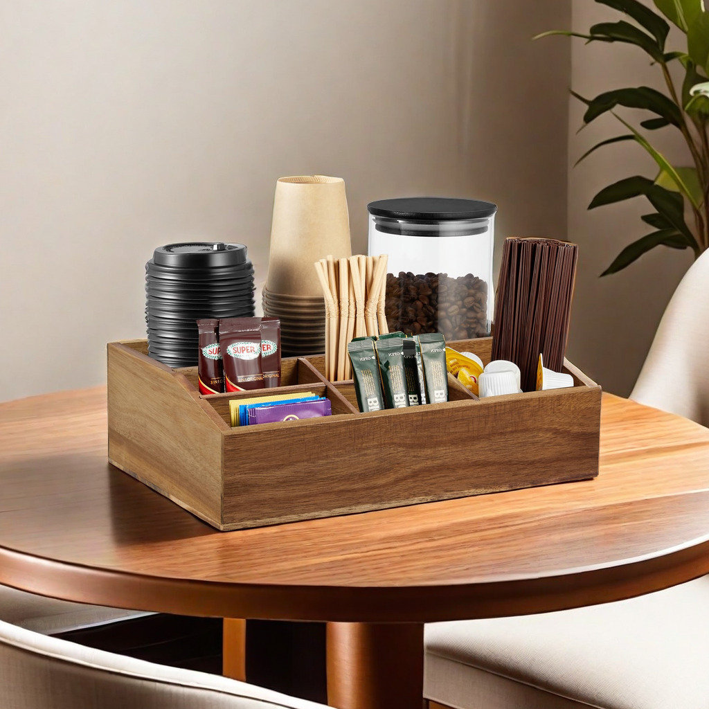 ATC HOLDINGS Countertop Coffee Station Organizer - Featuring 7 ...