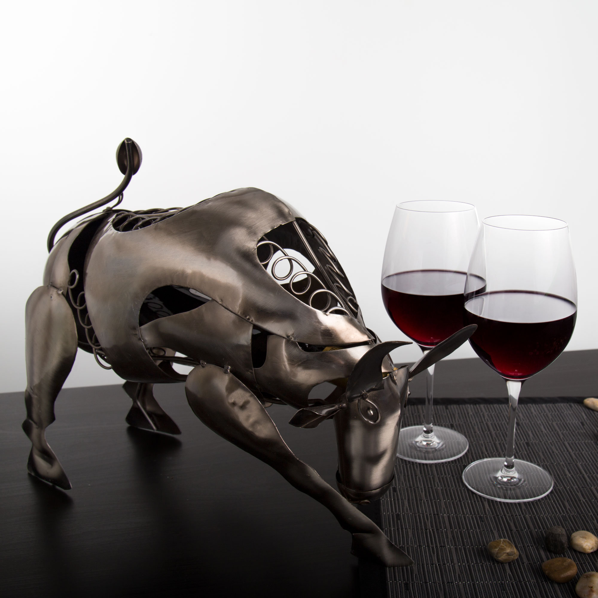 Williston Forge Stasia Bull 1 Bottle Tabletop Wine Bottle Rack | Wayfair