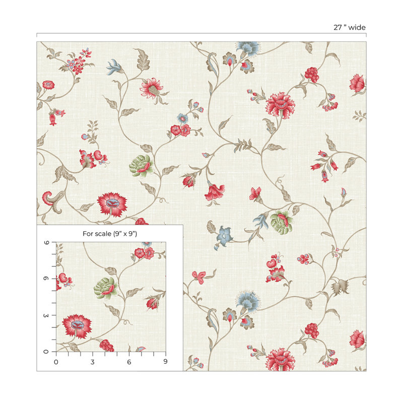 Lark Manor Tollett Floral Roll | Wayfair