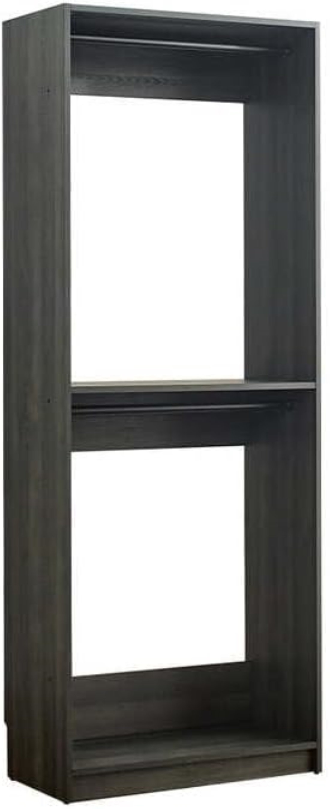 Latitude Run® 32 Inch Modular Walk in Closet System with Two Hanging ...