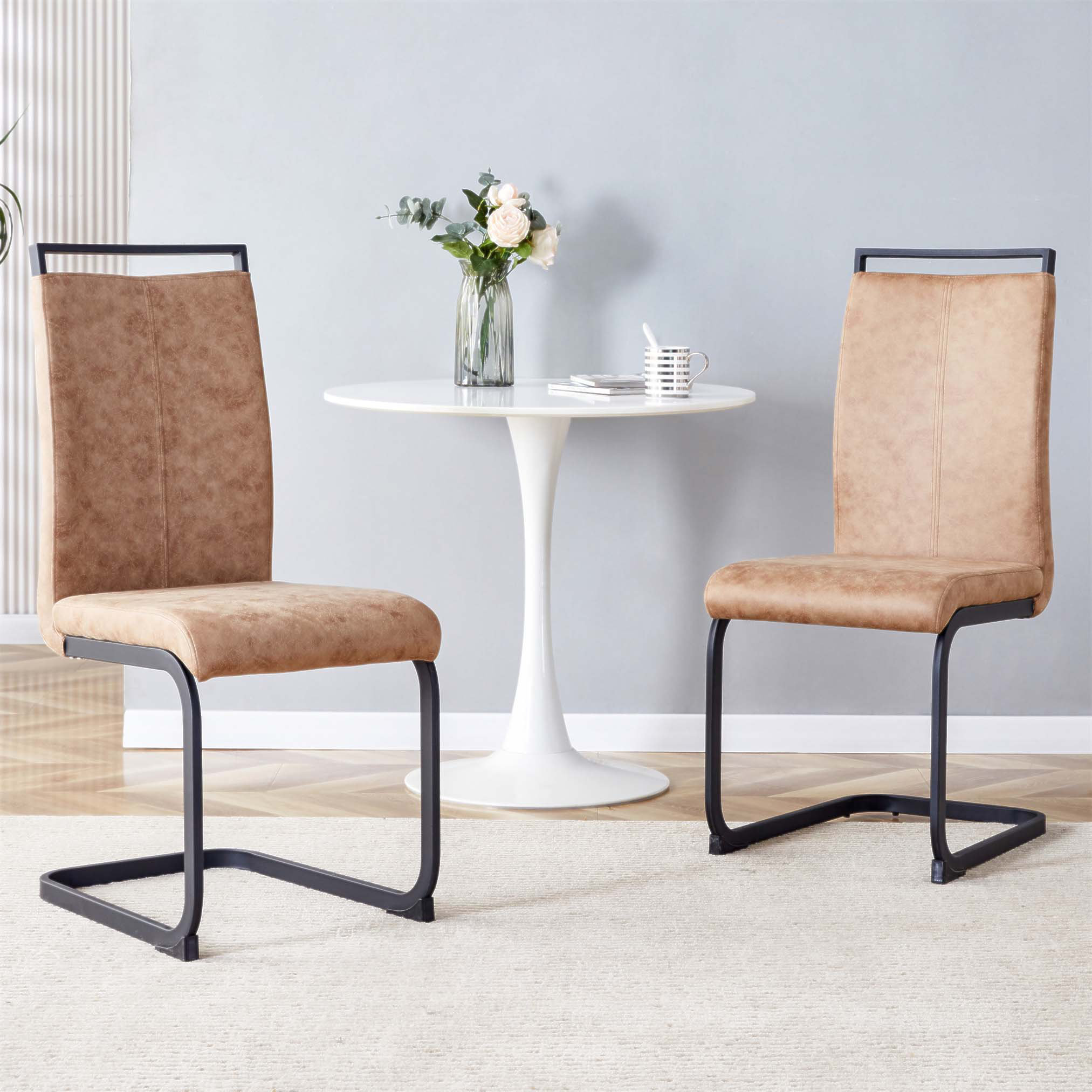 Red Barrel Studio® Luxury Style Dining Chairs Set Of 4, Combining ...