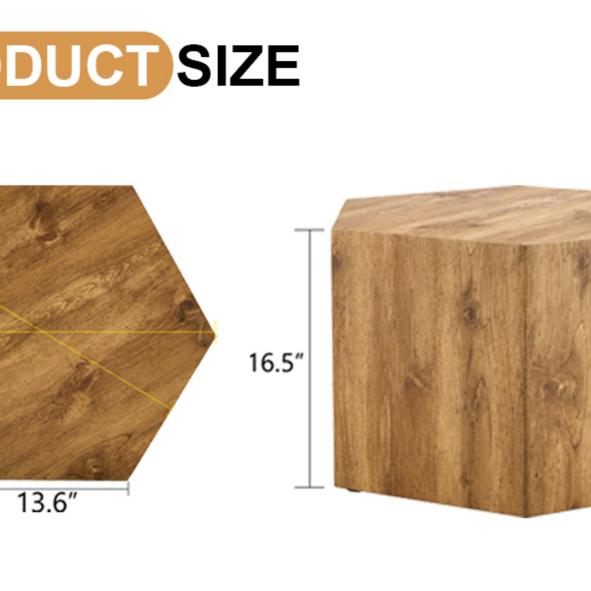 Millwood Pines Modern MDF Coffee Table, With Complex Texture Patterns ...