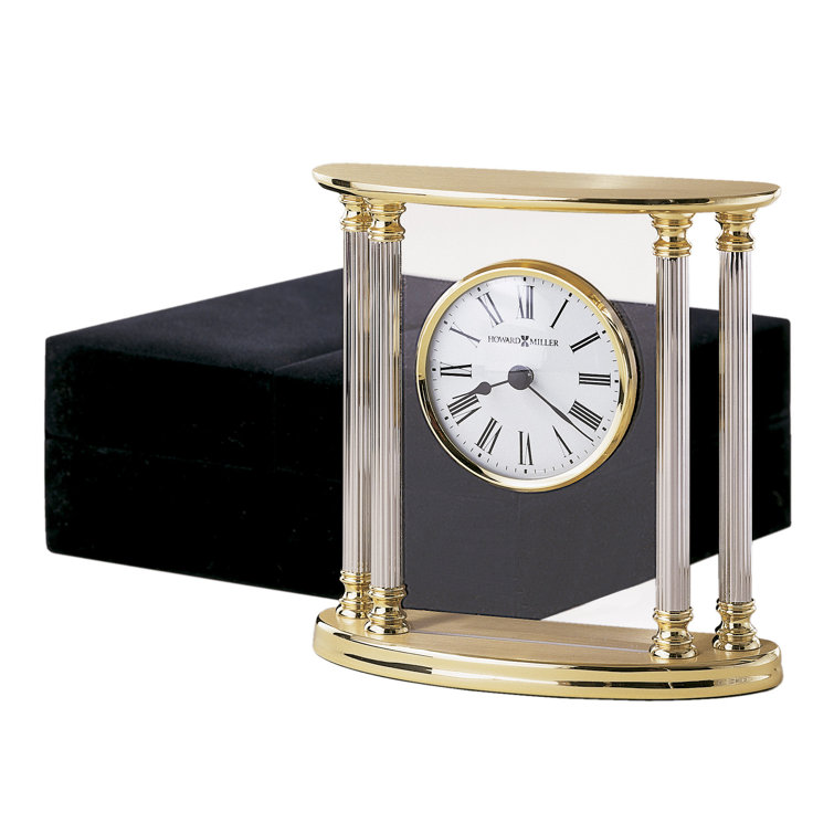 Howard Miller New Orleans Glam Roman Numeral Glass Quartz Movement ...