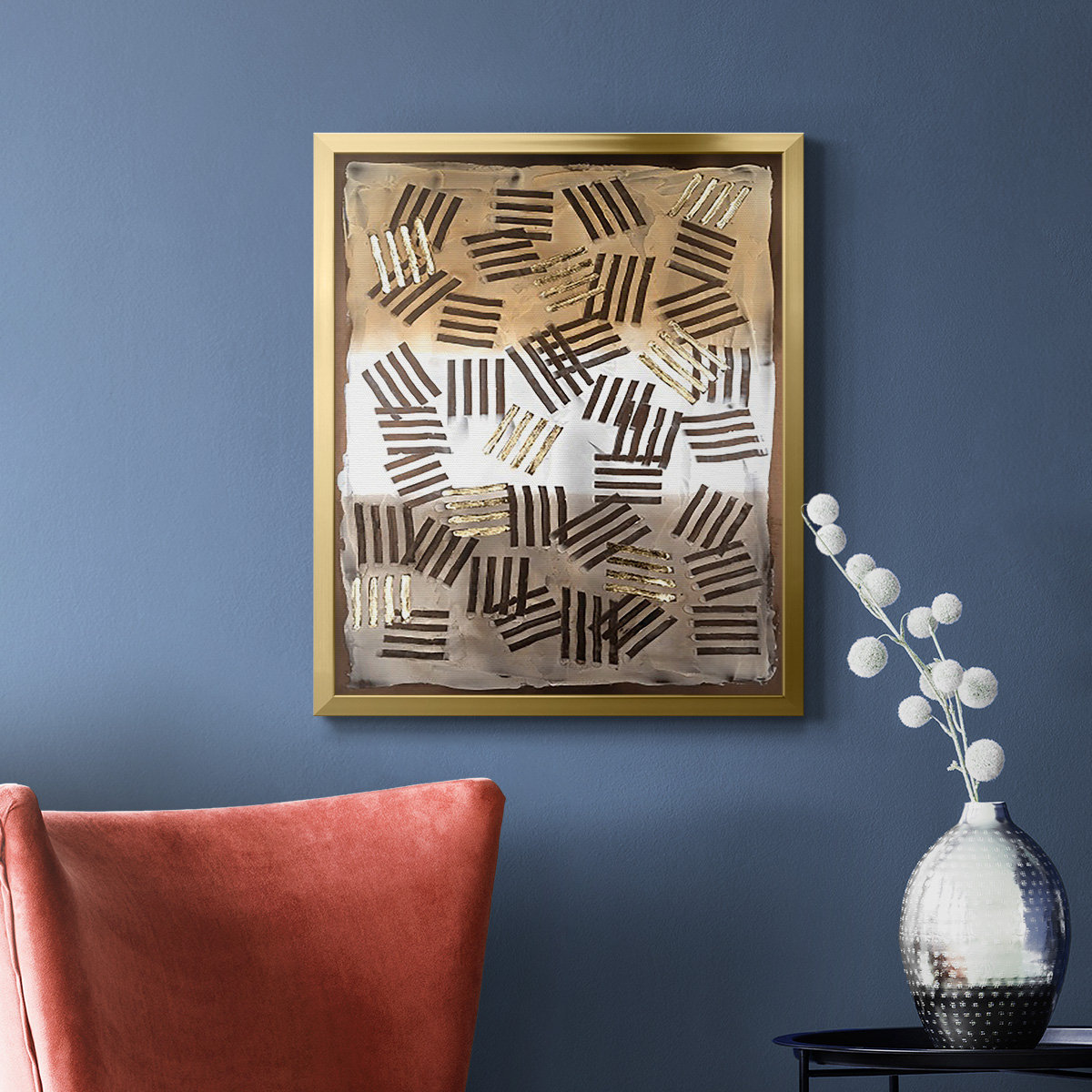 Mercer41 Raffia Palm I Premium Framed Canvas - Ready to Hang | Wayfair