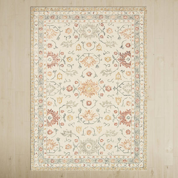 Aden Handmade Wool Ivory/Neutral Rug & Reviews | Birch Lane