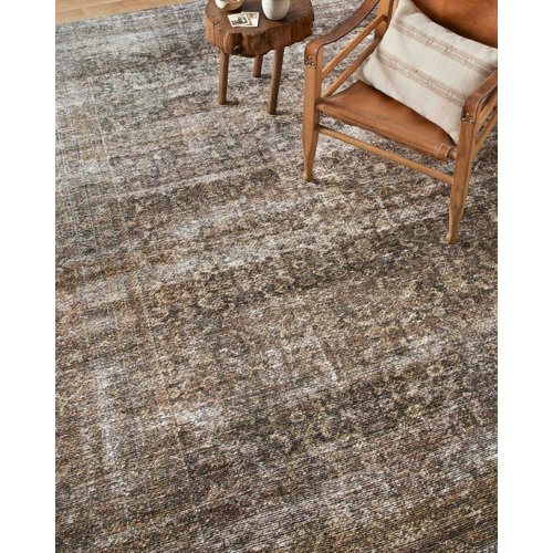 Amber Lewis x Loloi Billie Performance Tobacco/Rust Rug & Reviews | Wayfair