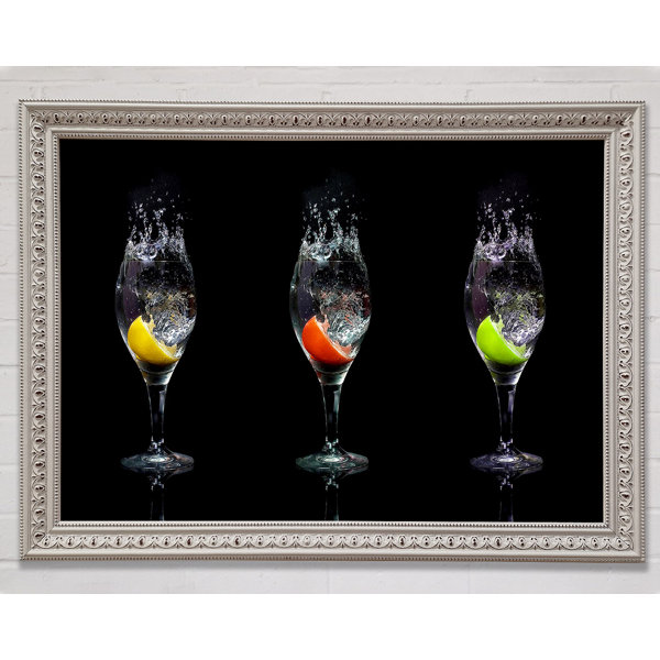 Bright Star Fruit Cocktail Slash - Single Picture Frame Art Prints ...