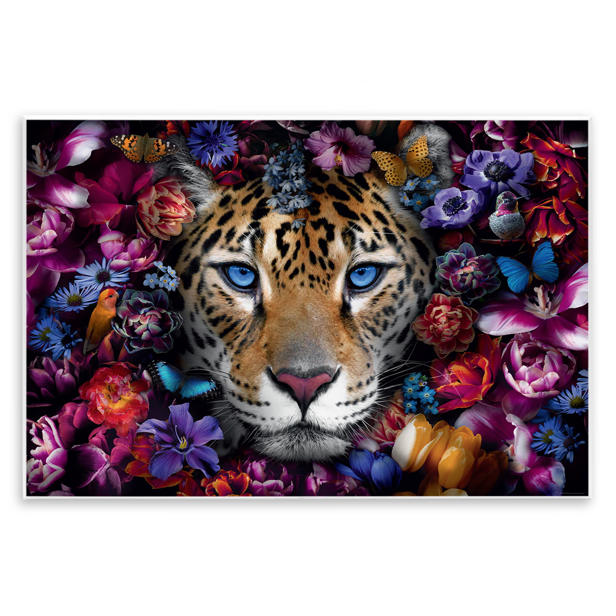 Dakota Fields Piercing Leopard Gaze Wall Plaque Art by Reinders | Wayfair