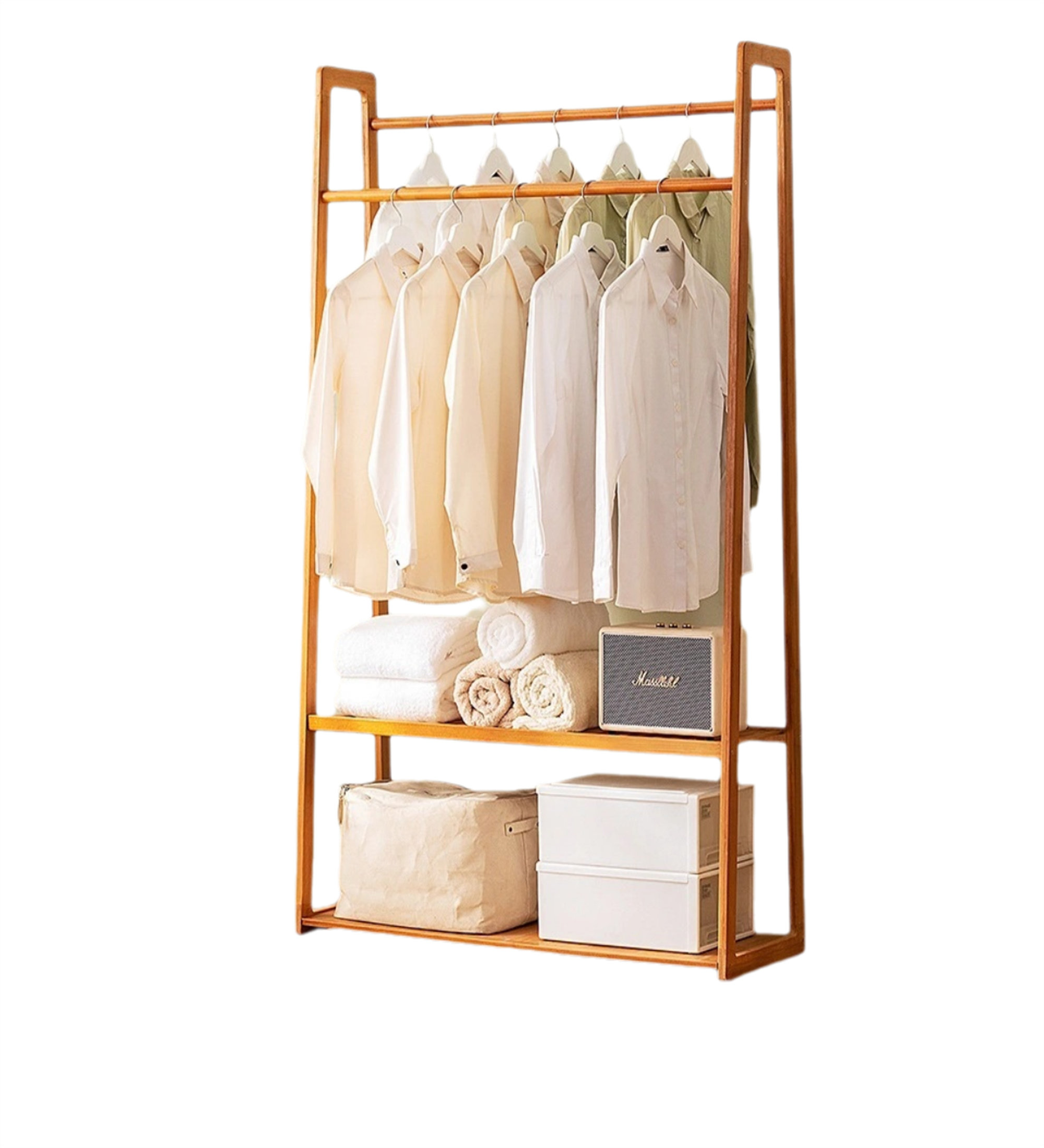 George Oliver Cloak Rack Bedroom Vertical Simple Hanging Racks ...