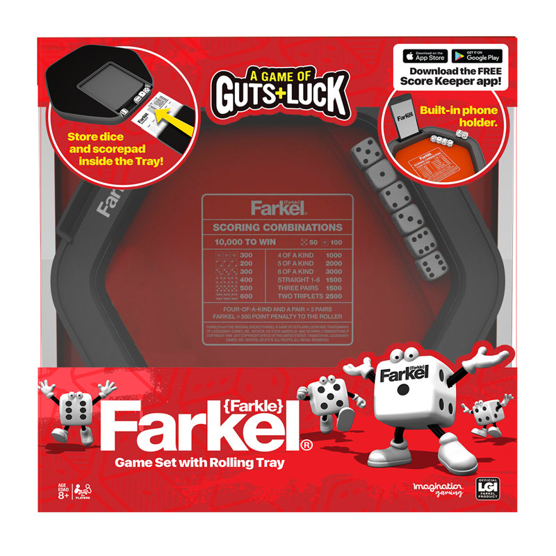 Imagination Games Farkel Deluxe Rolling Tray Game & Reviews | Wayfair