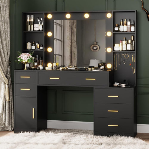 Black Vanity Tables | Wayfair