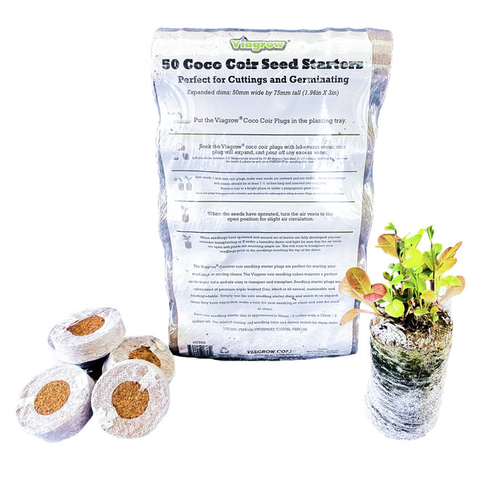 Viagrow Seed Starter Plugs Growing Kit & Reviews | Wayfair
