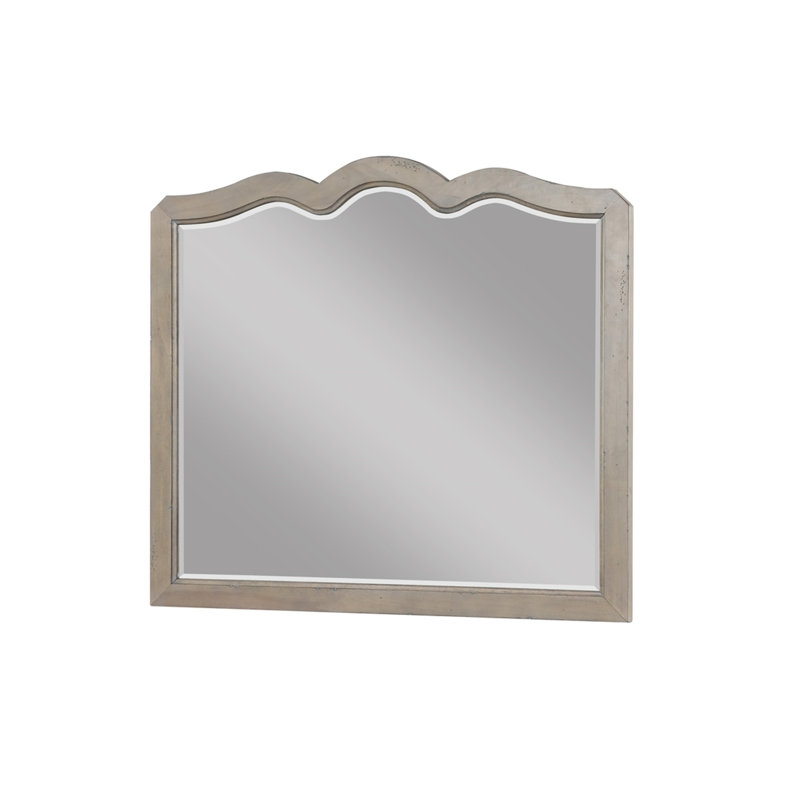 Ophelia & Co. Bridgevine Home Laurel Grove Scallop Shaped Mirror | Wayfair
