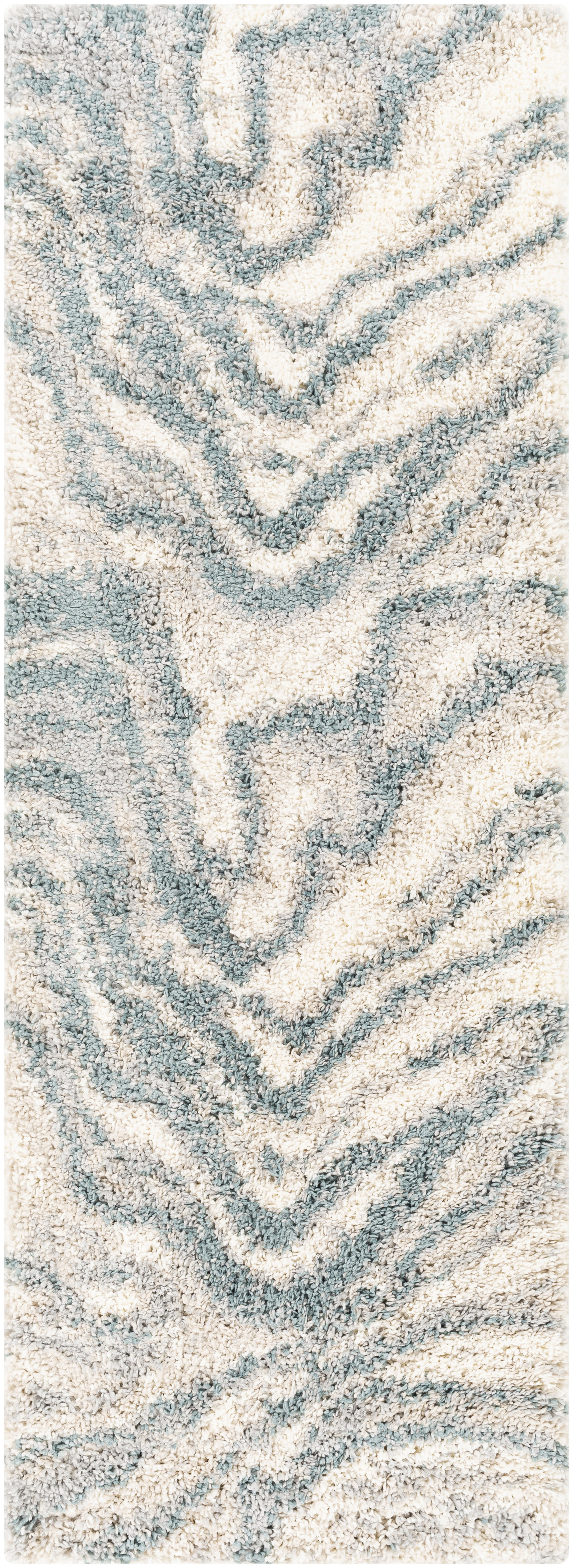 Trent Austin Design® Myndi Abstract Cream/Aqua Area Rug & Reviews | Wayfair