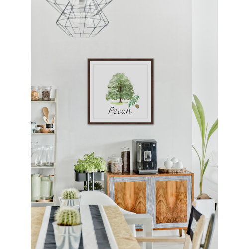 Red Barrel Studio® Pecan Tree Framed On Paper Print | Wayfair