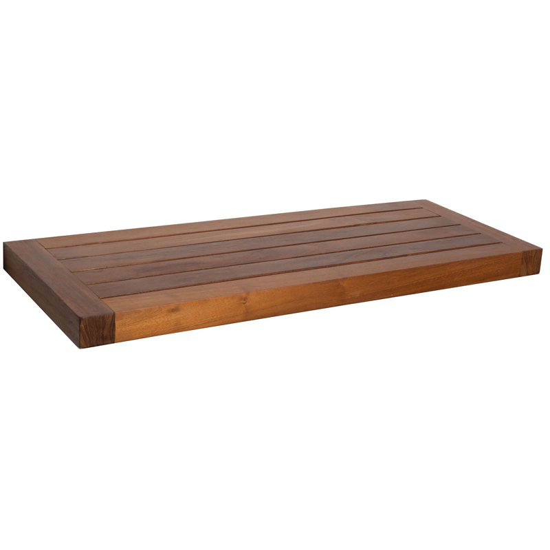 Aqua Teak Moa the Original Teak Flat Floating Shelf & Reviews | Wayfair
