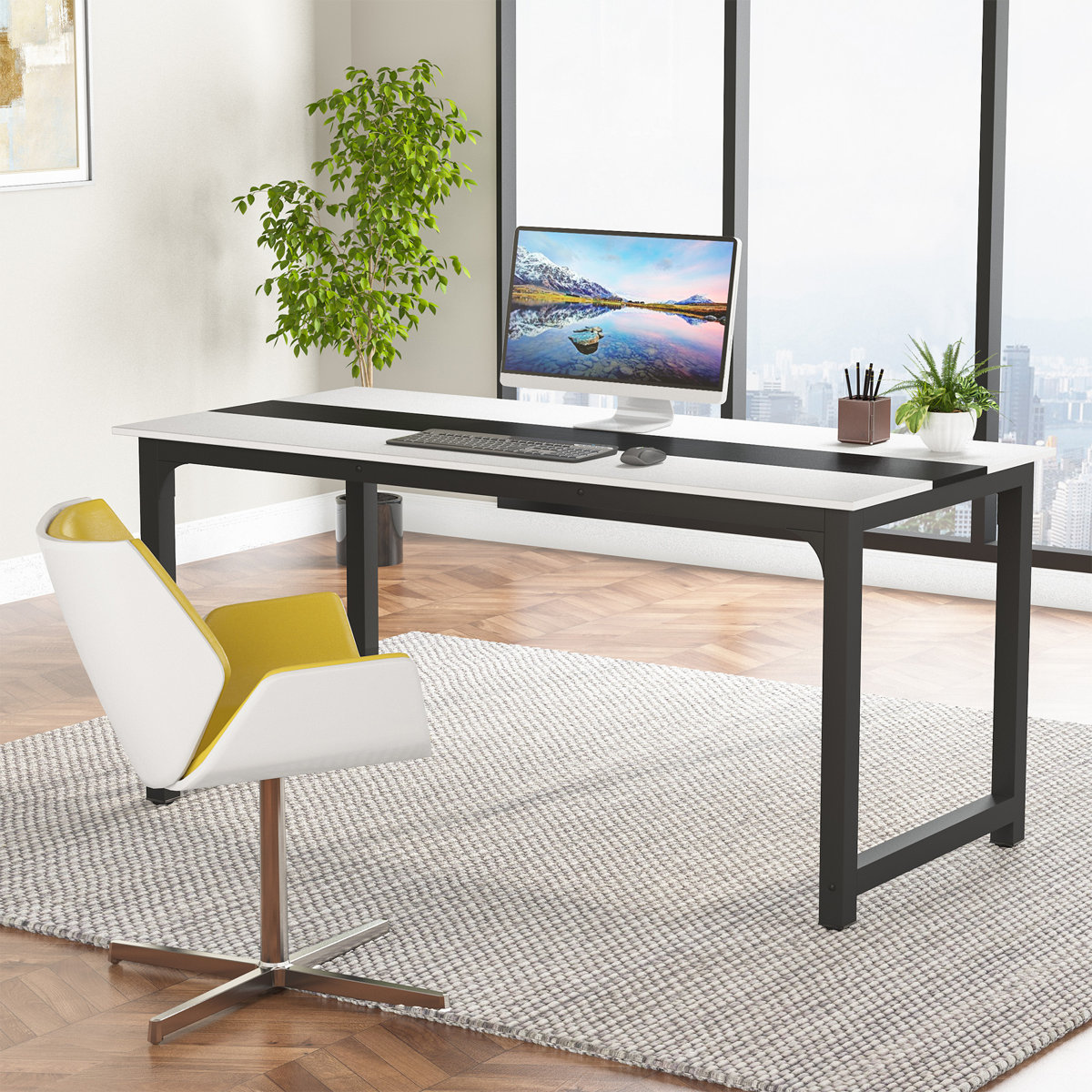 17 Stories Reinbeck Desk & Reviews | Wayfair