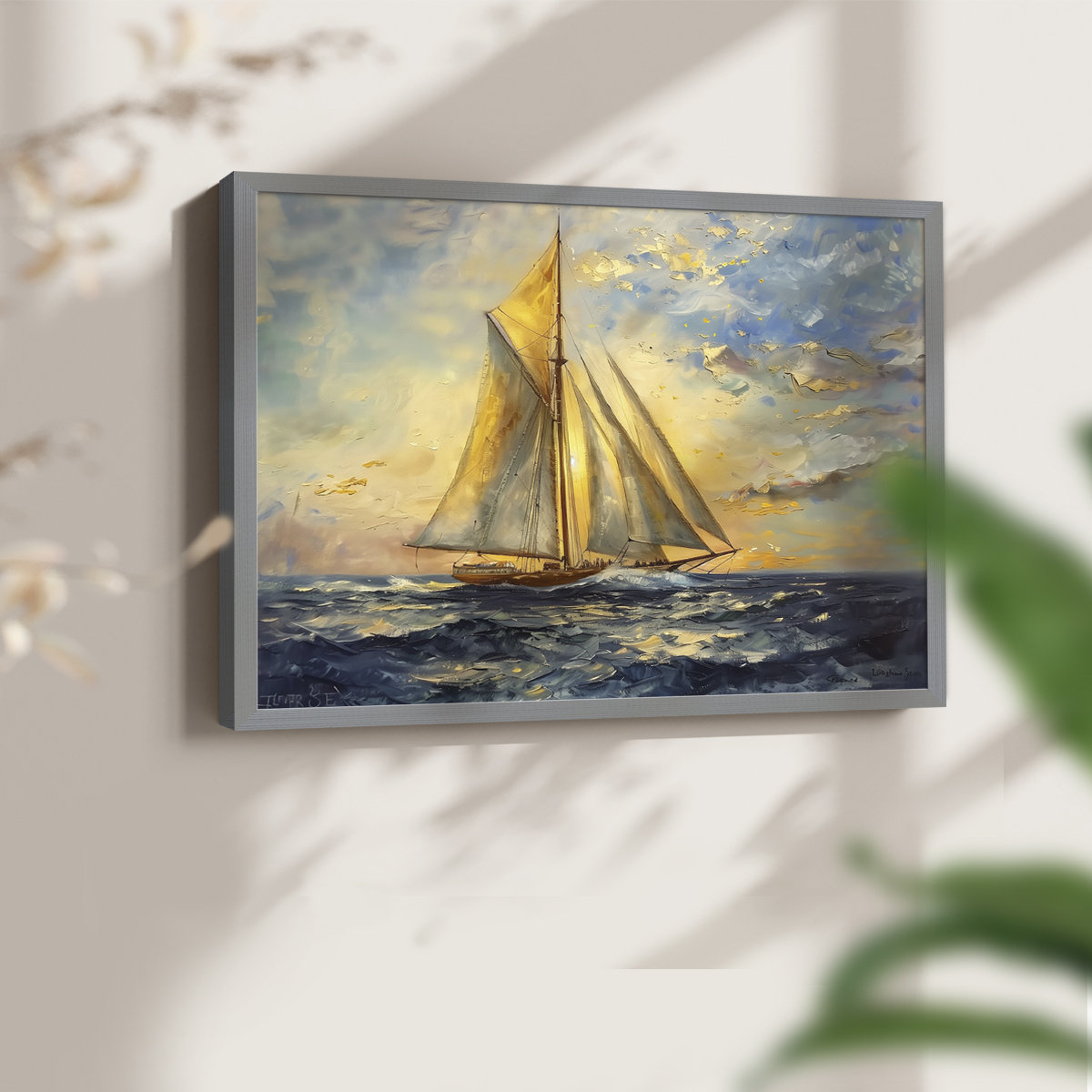 Breakwater Bay Nautical Series-CCVII -Framed Print - Restickable | Wayfair