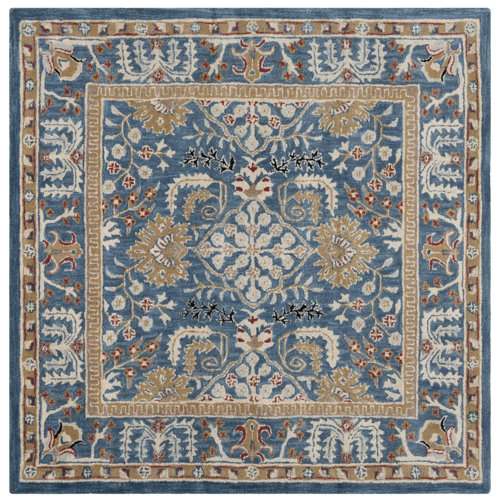 Safavieh Antiquity Hand-Tufted Dark Blue Area Rug & Reviews | Perigold