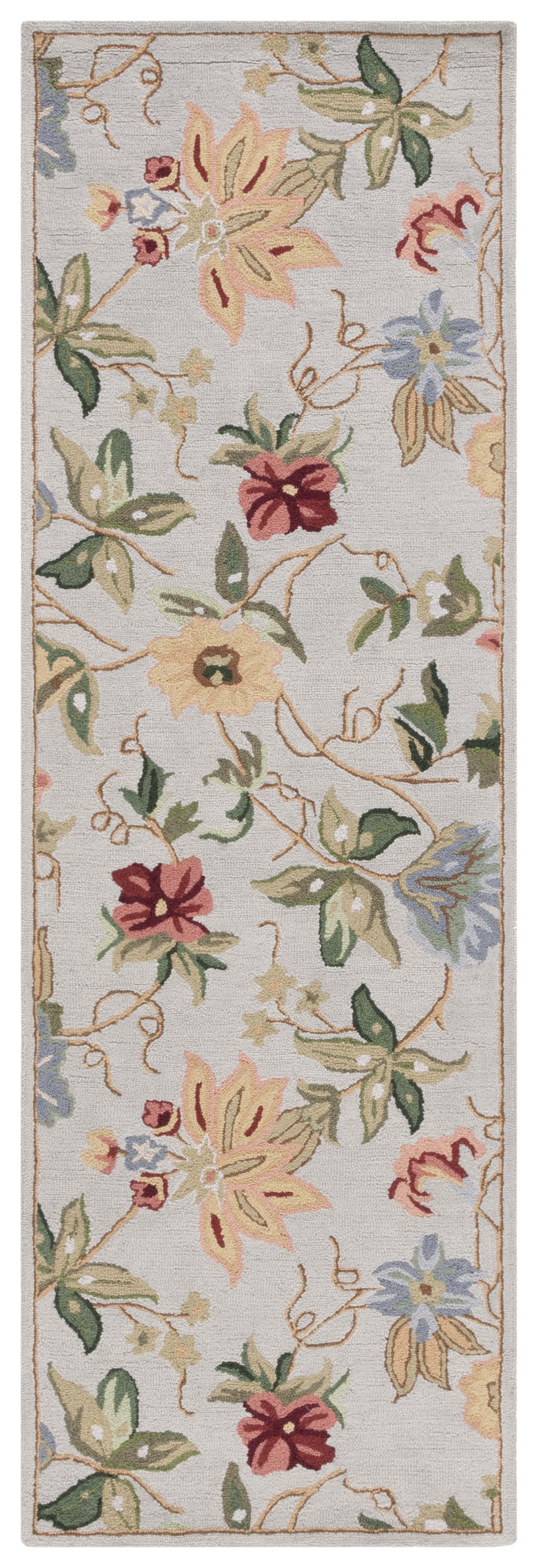 Darby Home Co Sapin Hand Hooked Wool Floral Rug & Reviews | Wayfair