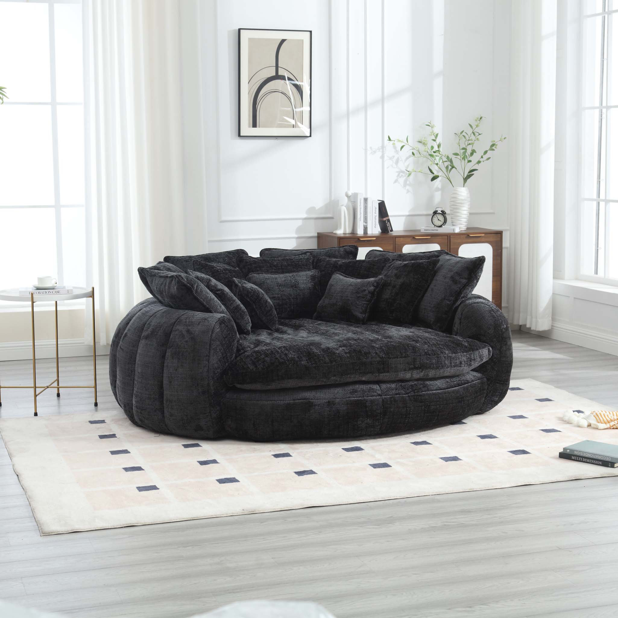 Trule Comfortable Double Loaf Sofa Bed, Oversized Sofa Bed With ...