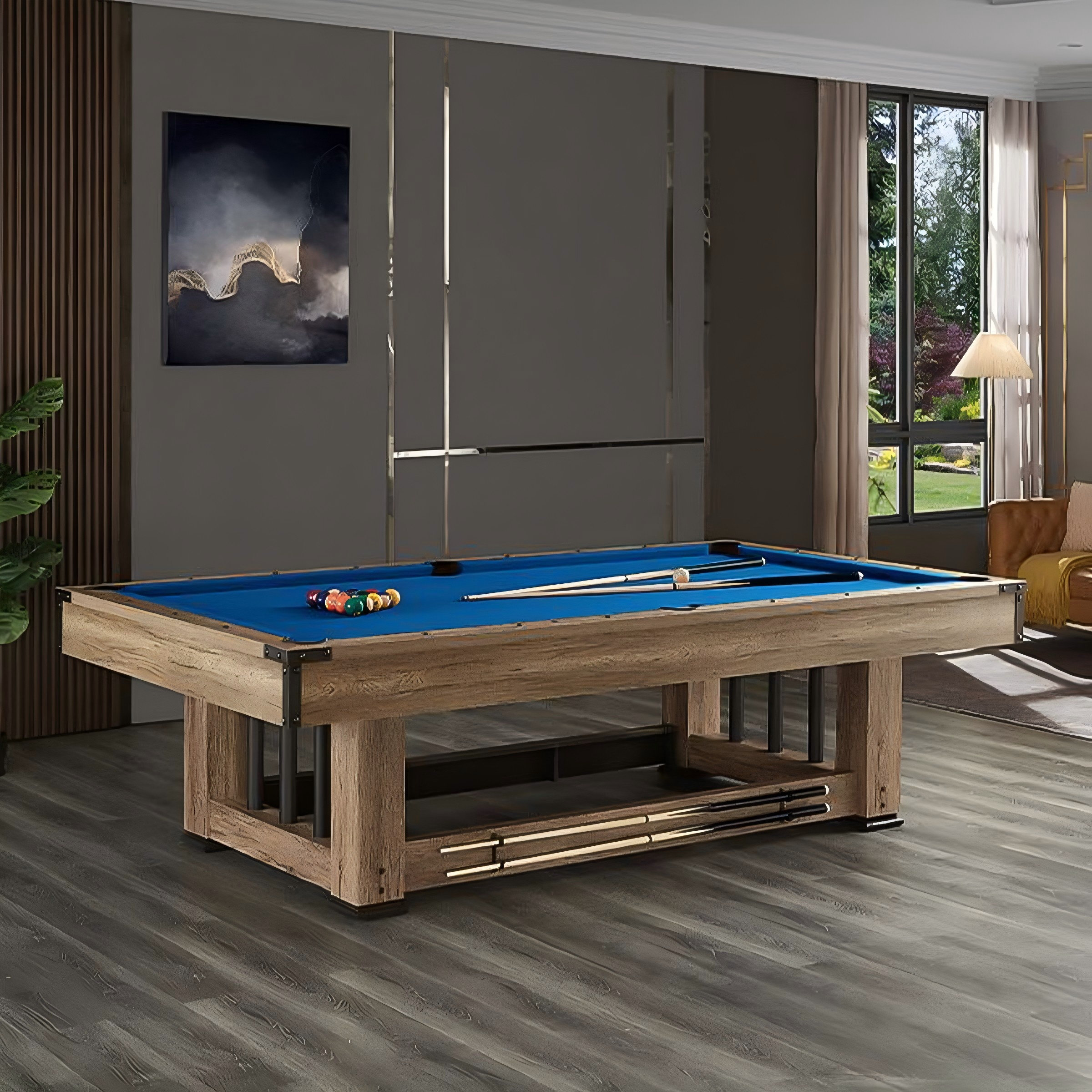 ARTISTIC CONCEPTION Orange Modern 8'Pool Table - Wayfair Canada