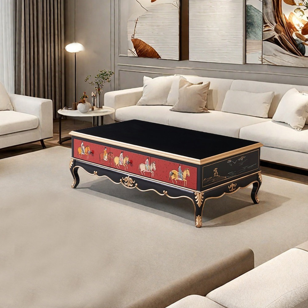 Finaewg New Chinese style storage coffee table | Wayfair