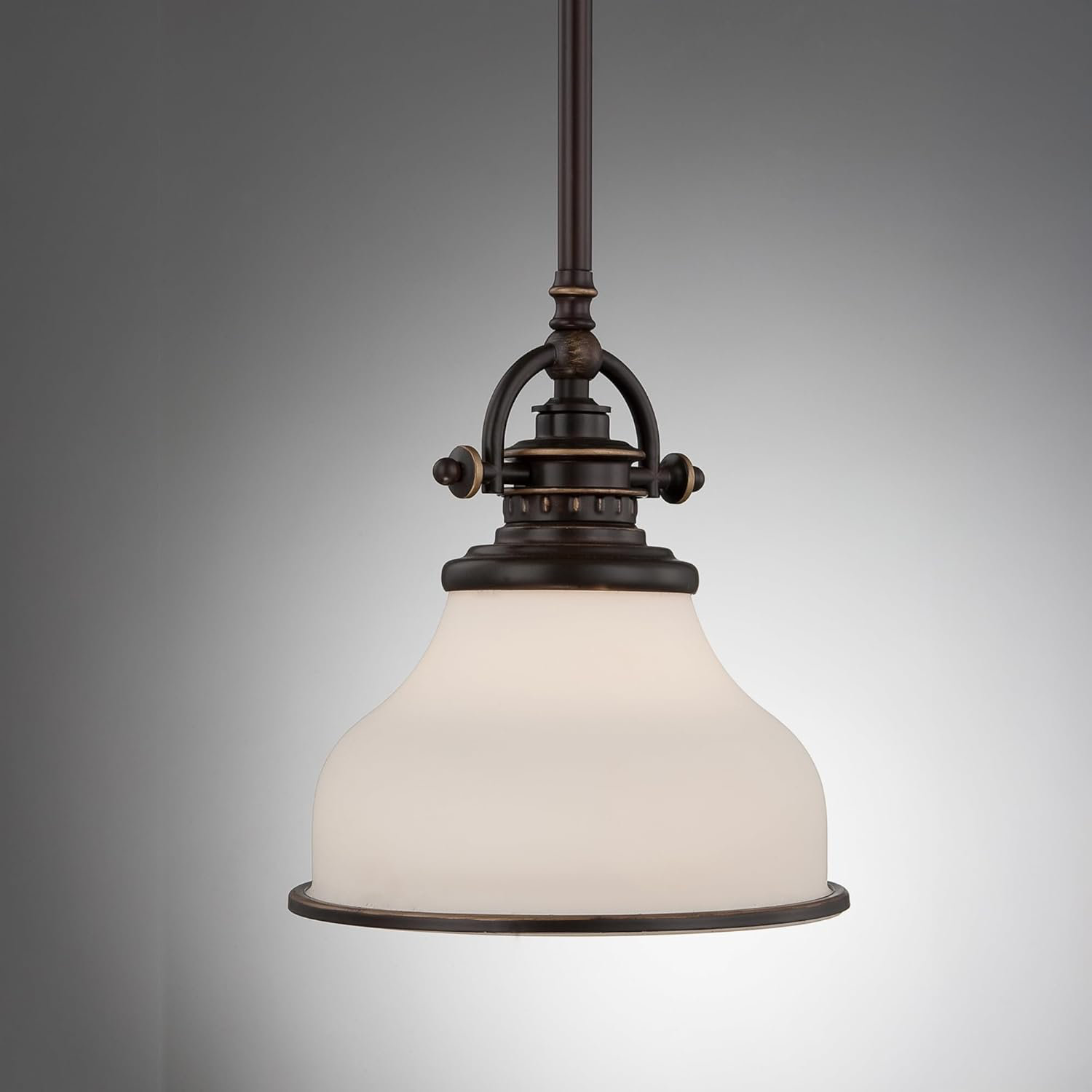 Breakwater Bay Quoizel Grant Mini Pendant Light With Opal Etched Glass ...