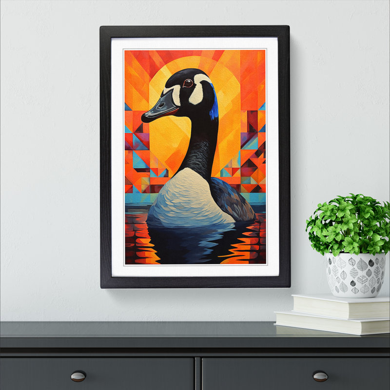 Brambly Cottage Goose Constructivism - Framed Print | Wayfair.co.uk