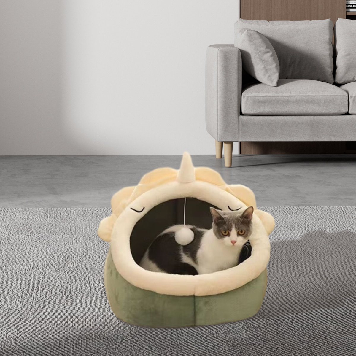 Tucker Murphy Pet™ Eleia Velvet Bolster Pet Bed - Wayfair Canada