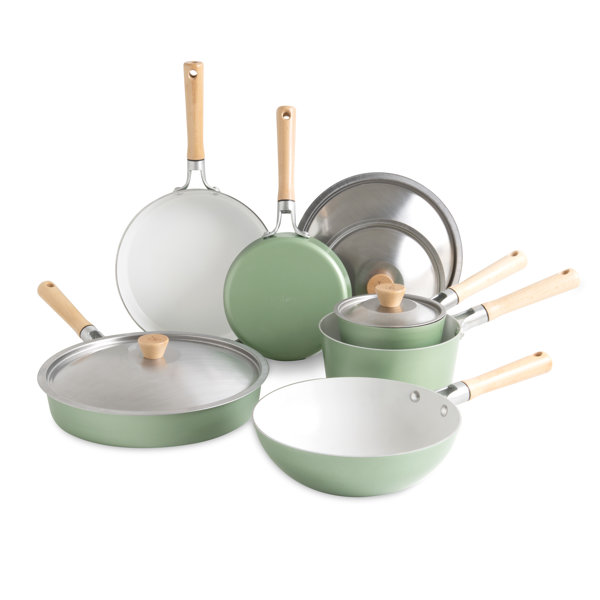 Nordic Ware Cardamom 10 Piece Nonstick Pan Set With Lids | Perigold