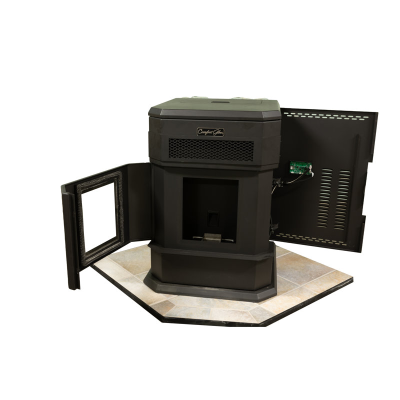 Comfort Glow Freestanding Pellet Stove - Heats Up To 2,800 sq ft, 120 ...