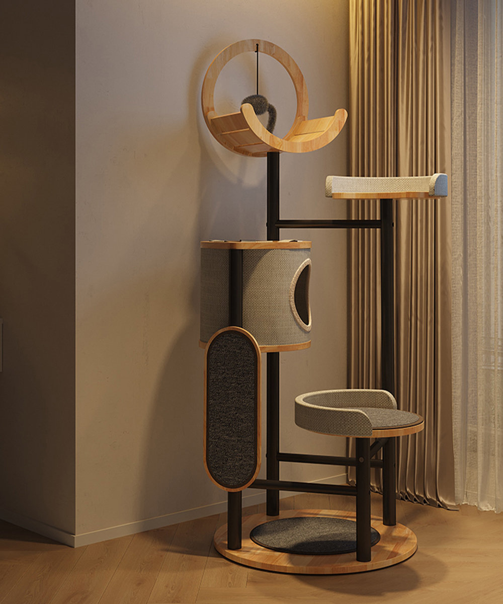 Dainty Table 65.75'' H Cat Tree | Wayfair