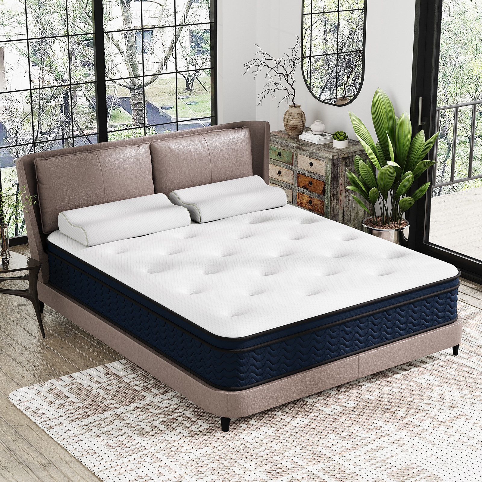 Ebern Designs Classic 12" Medium Spring Mattress | Wayfair