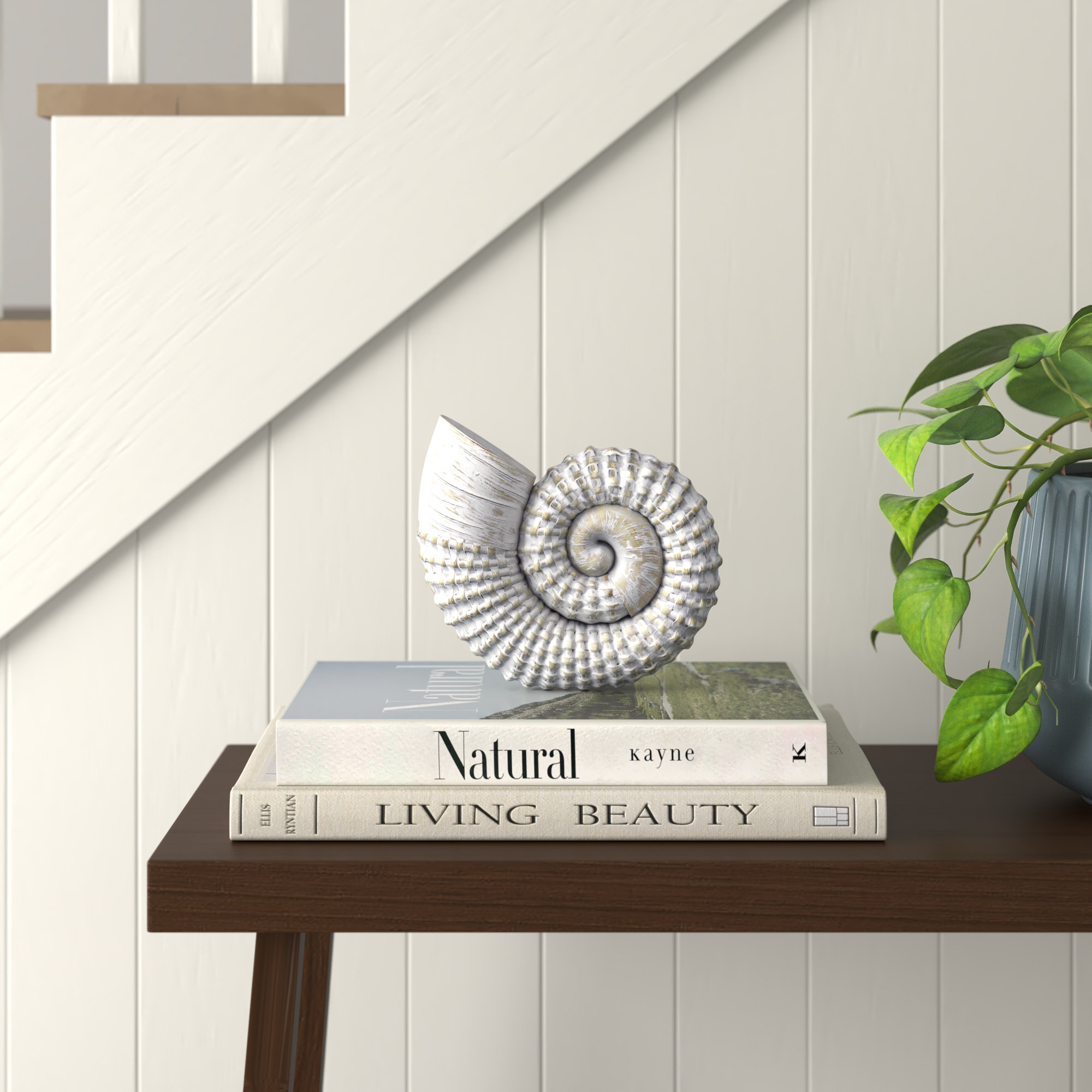 Sand & Stable™ Ceramic Shell Figurine - Elegant Home Decor Accent Piece ...