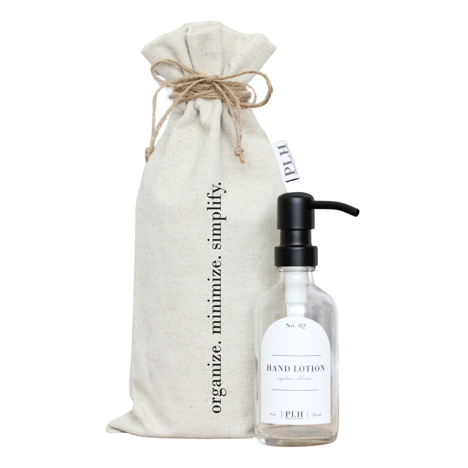 ComfortRug Frosted Glass Hand Lotion Dispenser with Black Pump ...