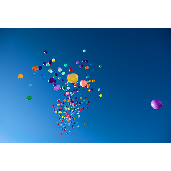 17 Stories Colorful Balloons Flying In The Sky Party by Andrey-Kobylko ...